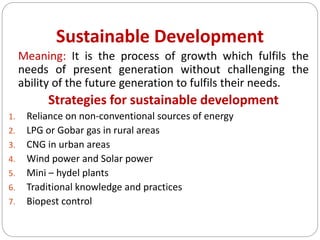 Chapter – 9 Environment and sustainable development.pptx