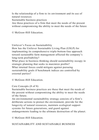 CHAPTER 9 Ethics, Corporate Social Responsibility, Environment.docx