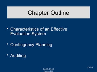 strategy evalution and control as a tool of strategic mgt | PPT