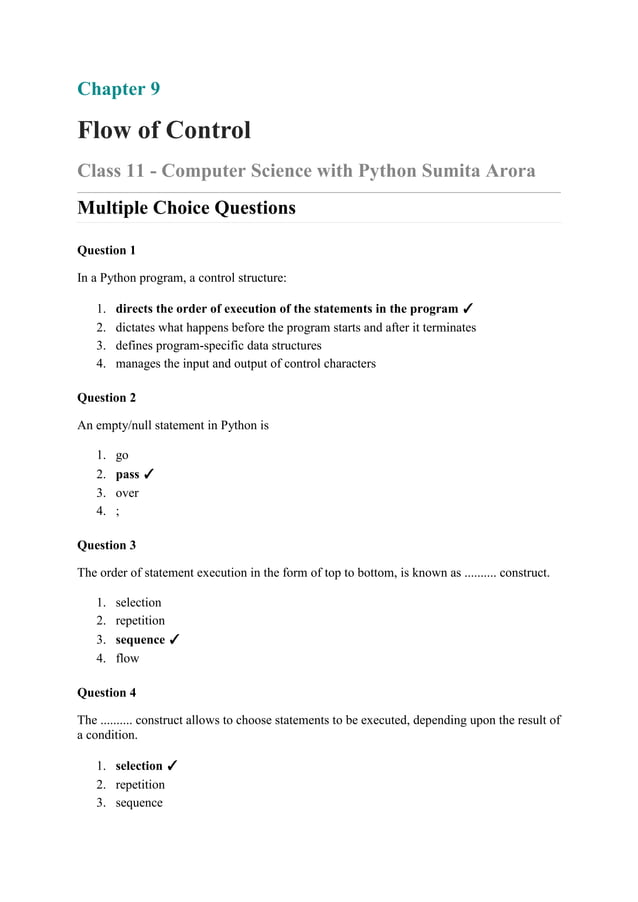 Chapter 9 Flow Of Control Knowledge Boat.pdf