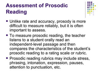 Chapter 9 Fluency Assessment Ppt | PPT