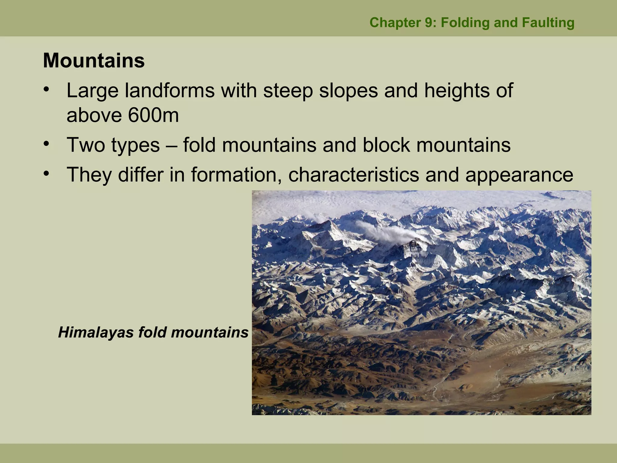Chapter 9 folding and faulting | PPT