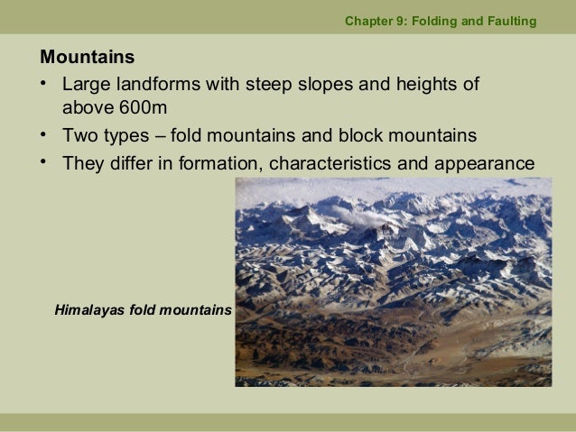Chapter 9 folding and faulting