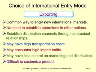 Chapter 9 hitt pp slides | PPT