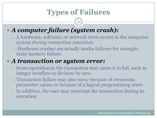 Chapter 9 introduction to transaction processing | PPT