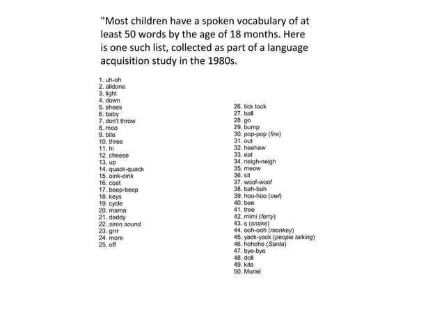 Chapter 9 language development elisa | PPT