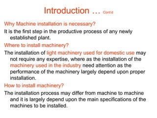 Chapter 9 Machine Installation in maintenance.ppt