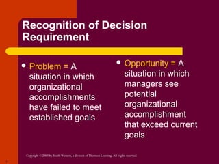 Chapter 9 managerial decision making | PPT