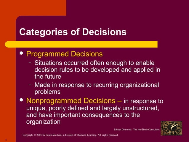 Chapter 9 managerial decision making | PPT