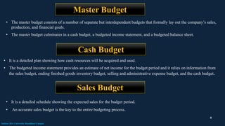 Chapter # 9 (Master Budegeting - Managerial Accounting 17th Edition ).pptx