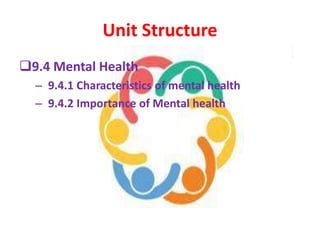 Chapter 9 mental health | PPTX | Mental Health | Diseases and Conditions