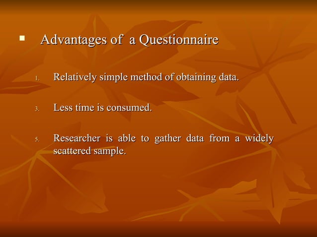 Chapter 9-METHODS OF DATA COLLECTION | PPT | Science