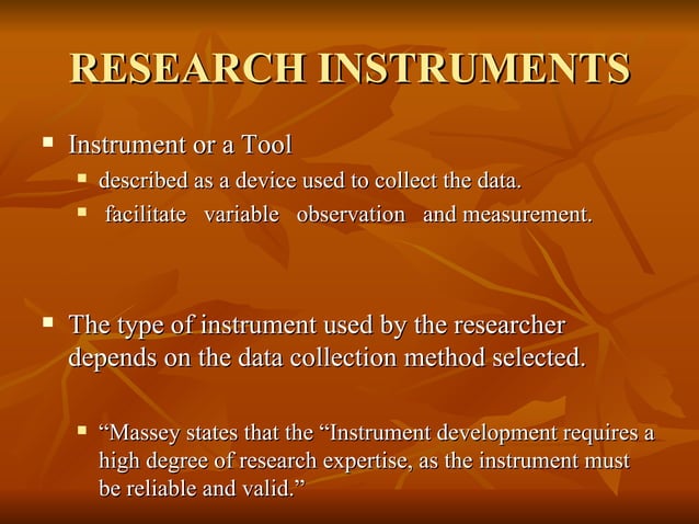 Chapter 9-METHODS OF DATA COLLECTION | PPT | Science