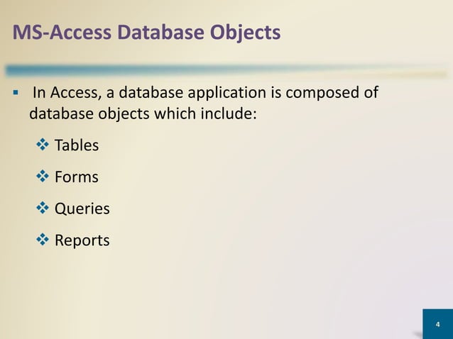 Chapter 9 Microsoft Access Databasepptx