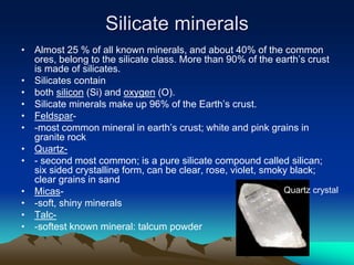 minerals | PPTX
