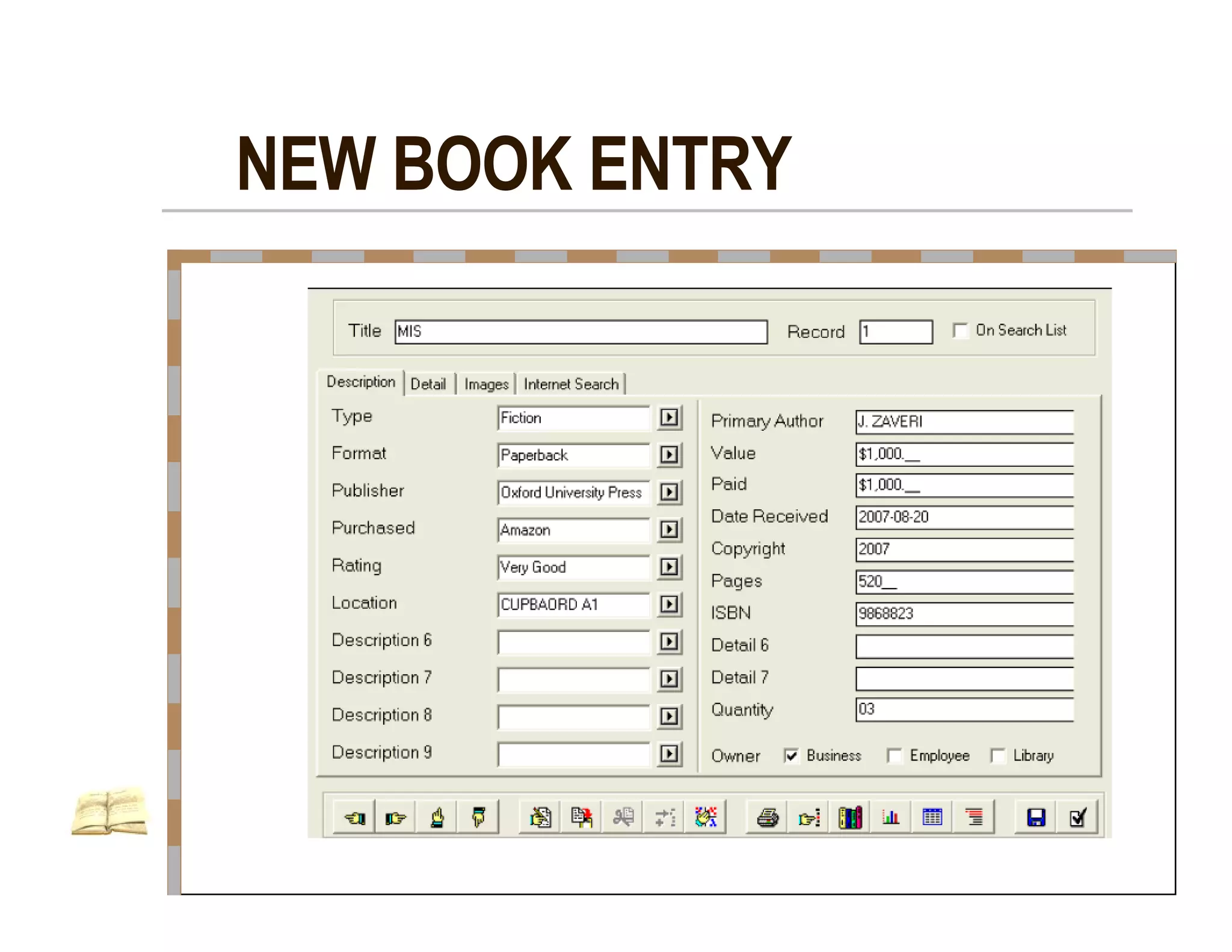 Chapter 9 Mis Library System | PPT