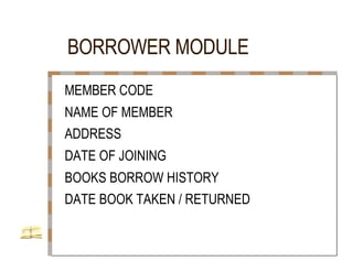 Chapter 9 Mis Library System | PPT