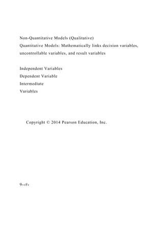 Chapter 9Model-Based Decision Making Optimization and Multi-.docx