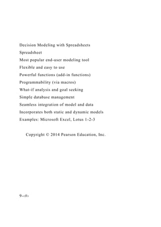 Chapter 9Model-Based Decision Making Optimization and Multi-.docx