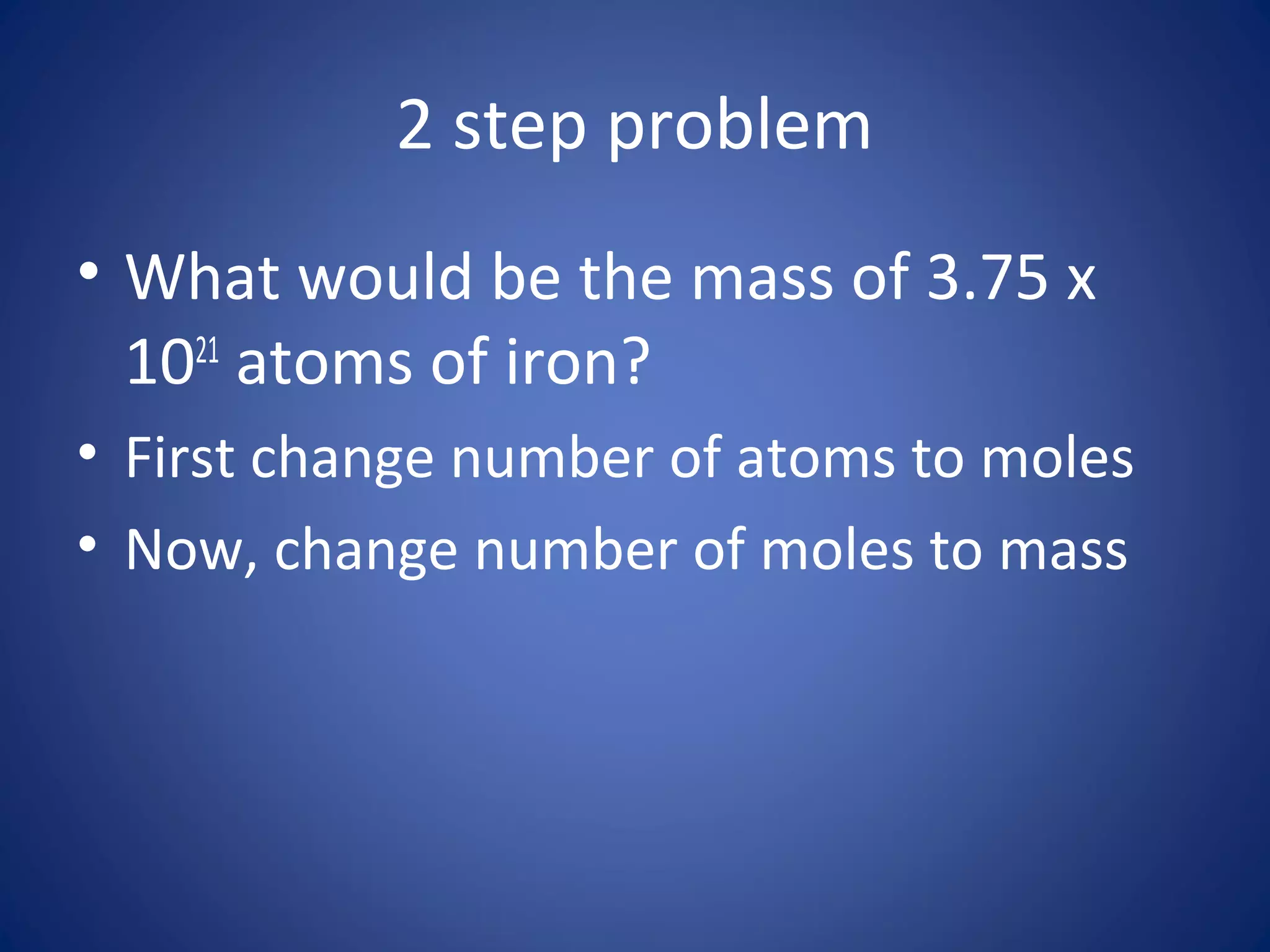 Chapter 9 moles, equations, and stoichiometry | PPT