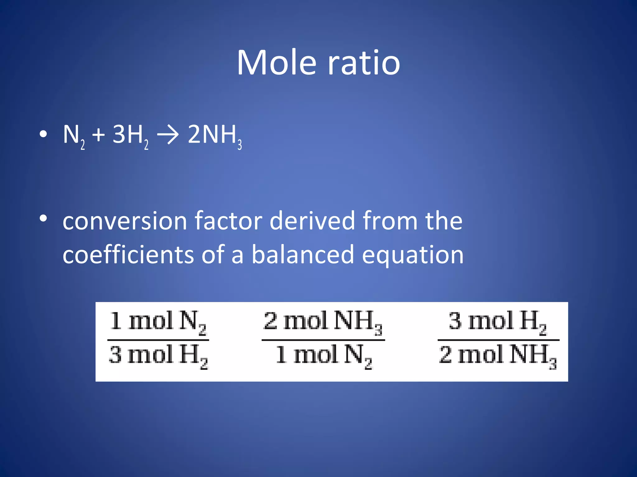 Chapter 9 moles, equations, and stoichiometry | PPT