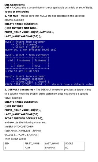 Chapter9 more on database and sql | PDF | Databases | Computer Software ...