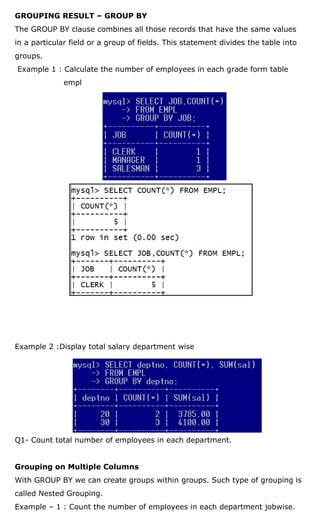 Chapter9 more on database and sql | PDF | Databases | Computer Software ...