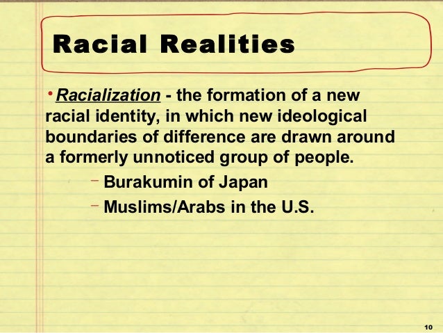 Race and Society (Chapter 9, "You May Ask Yourself")