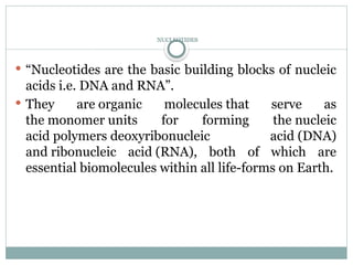 Chapter 9 Nucleic Acids.pptx DNA and DNA | PPTX