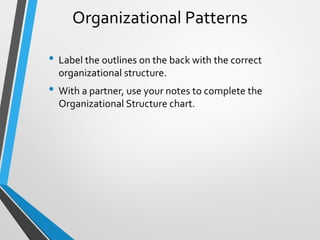 Chapter9 Organizing the speech in public speaking | PPT