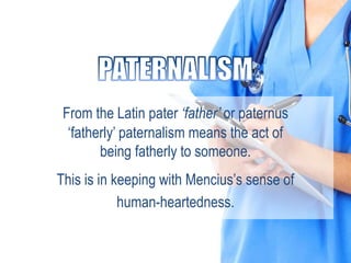 Paternalistic Definition