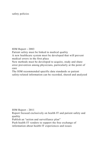 Chapter 9 Patient Safety, Quality and ValueHarry Burke MD P.docx
