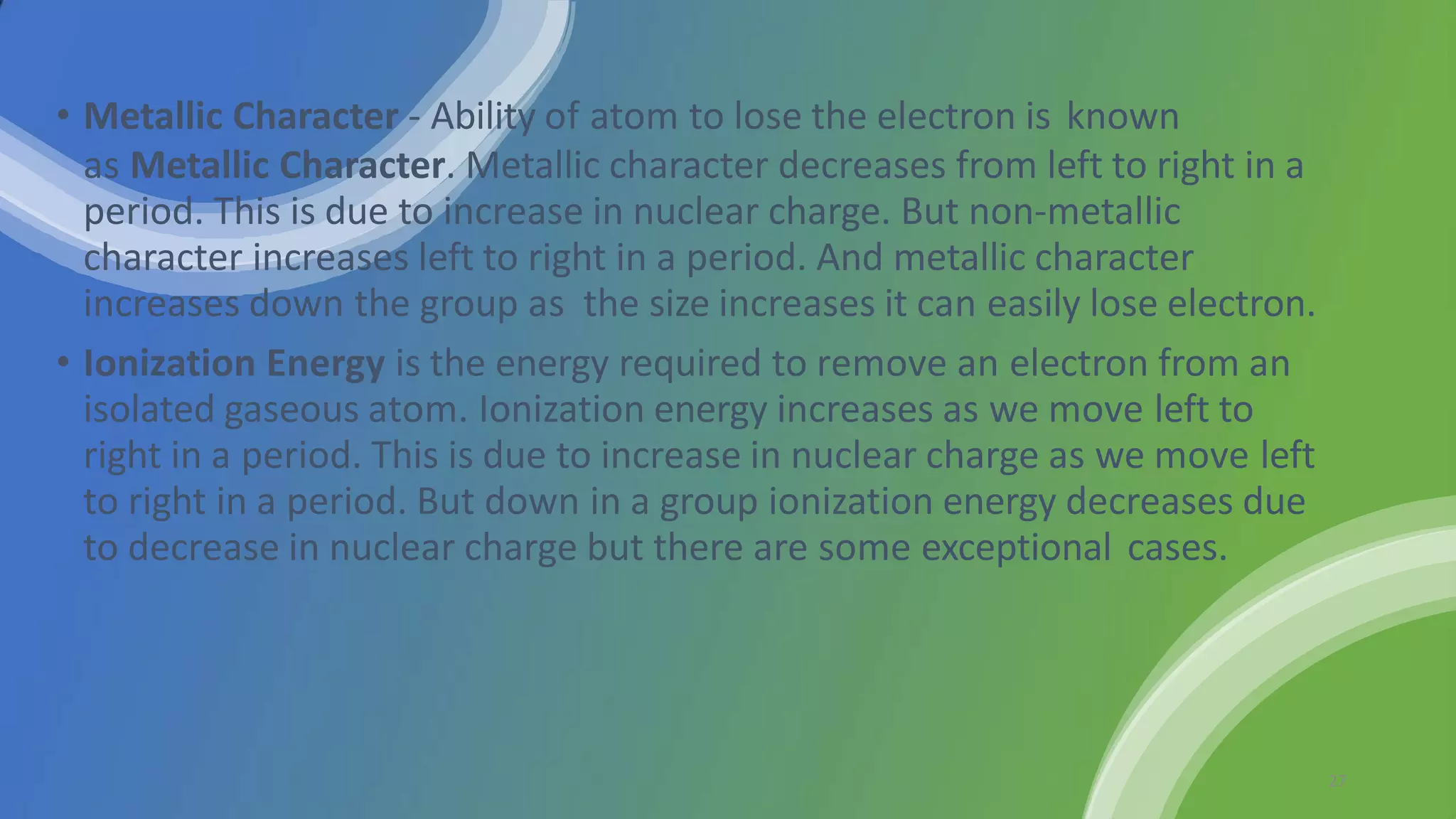 Chapter 9 periodic classification of elements | PPTX