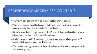 Chapter 9 periodic classification of elements | PPTX