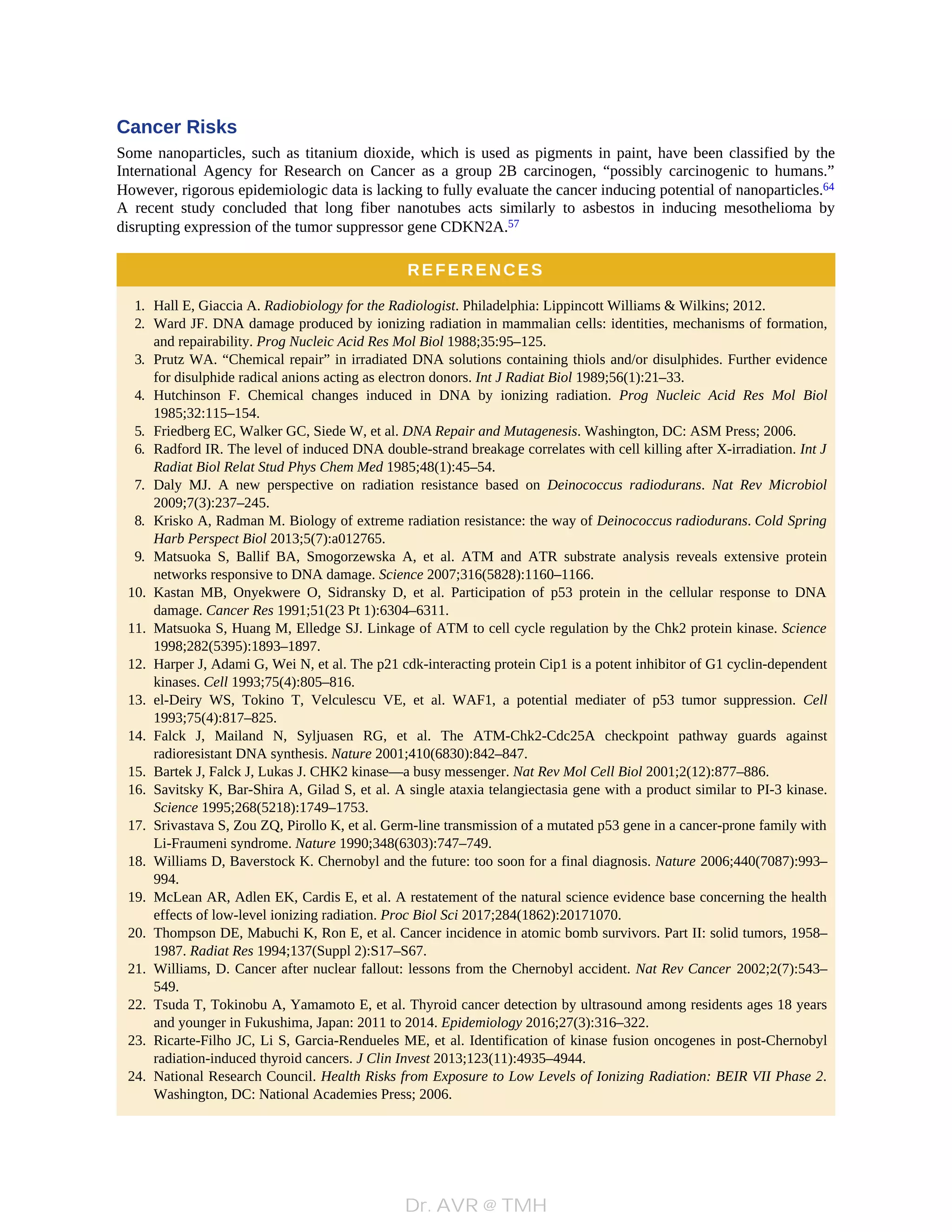 Chapter 9 physical factor and cancer | PDF