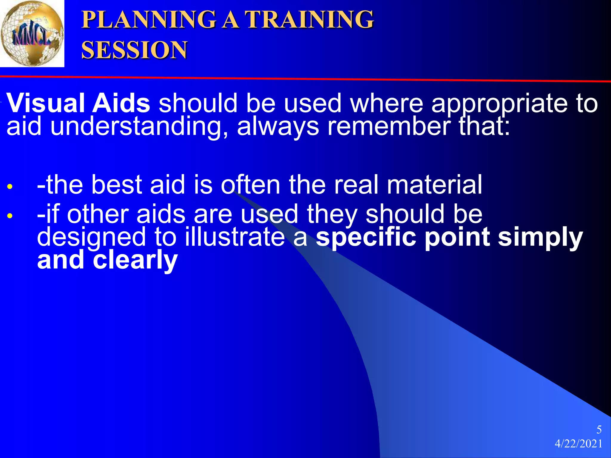 Chapter 9: Planning a Training Session | PPT