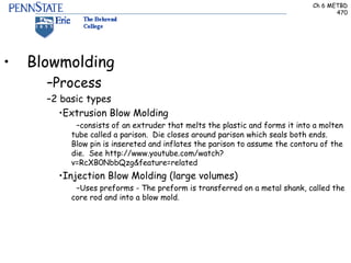 plastic_fabrication processes | PPT | Chemistry | Science
