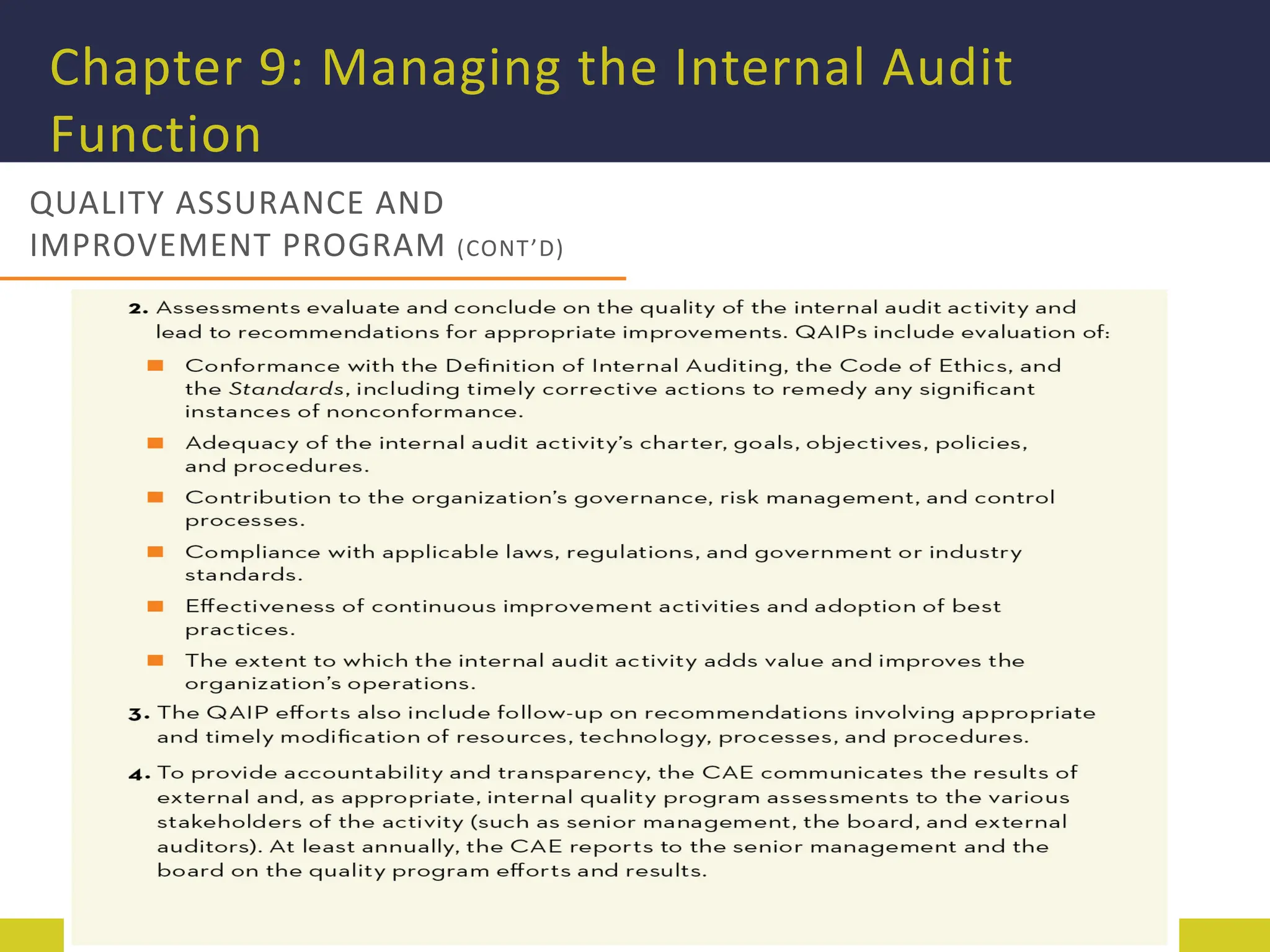 Chapter 9 PPT 4th edition.pdf internal audit | PDF | Business Accounting & Finance | Business