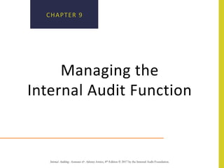 Chapter 9 PPT 4th edition.pdf internal audit | PDF