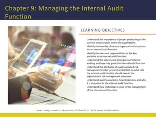 Chapter 9 PPT 4th edition.pdf internal audit | PDF