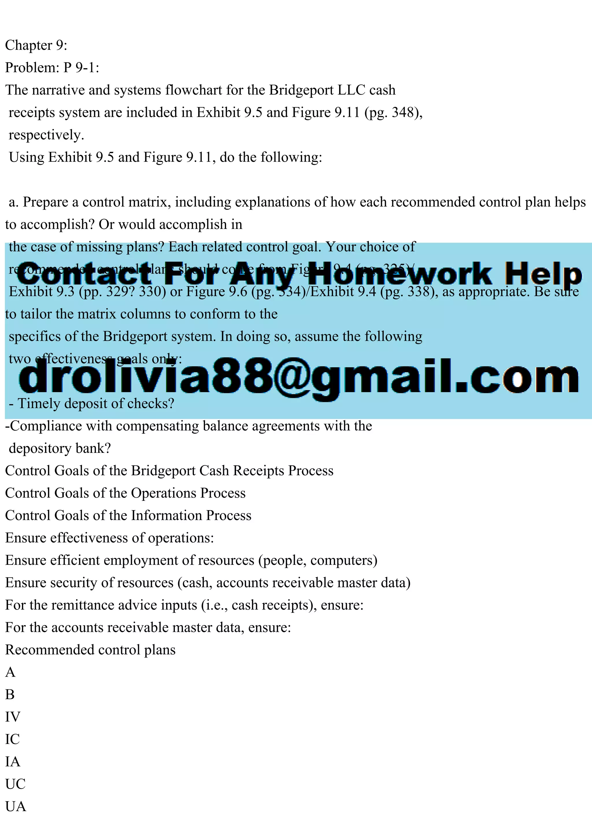 Chapter 9Problem P 9-1The narrative and systems flowchart for.pdf