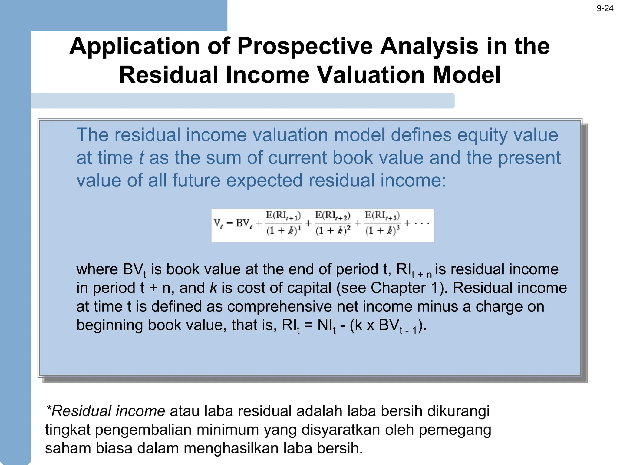 CHAPTER 9 Prospective Analysis of Financial Statements | PDF
