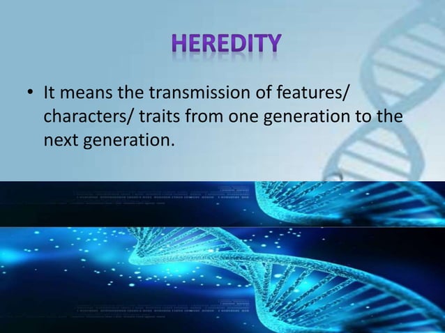 heredity and evolution | PPTX | Gardening | Home & Garden