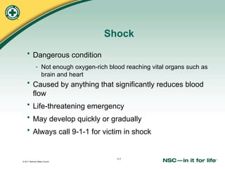 Shock and management and first aid for shock | PPT