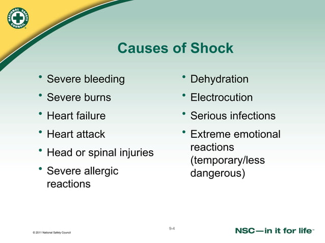 Shock and management and first aid for shock | PPT