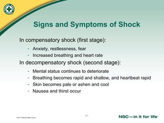 Shock and management and first aid for shock | PPT