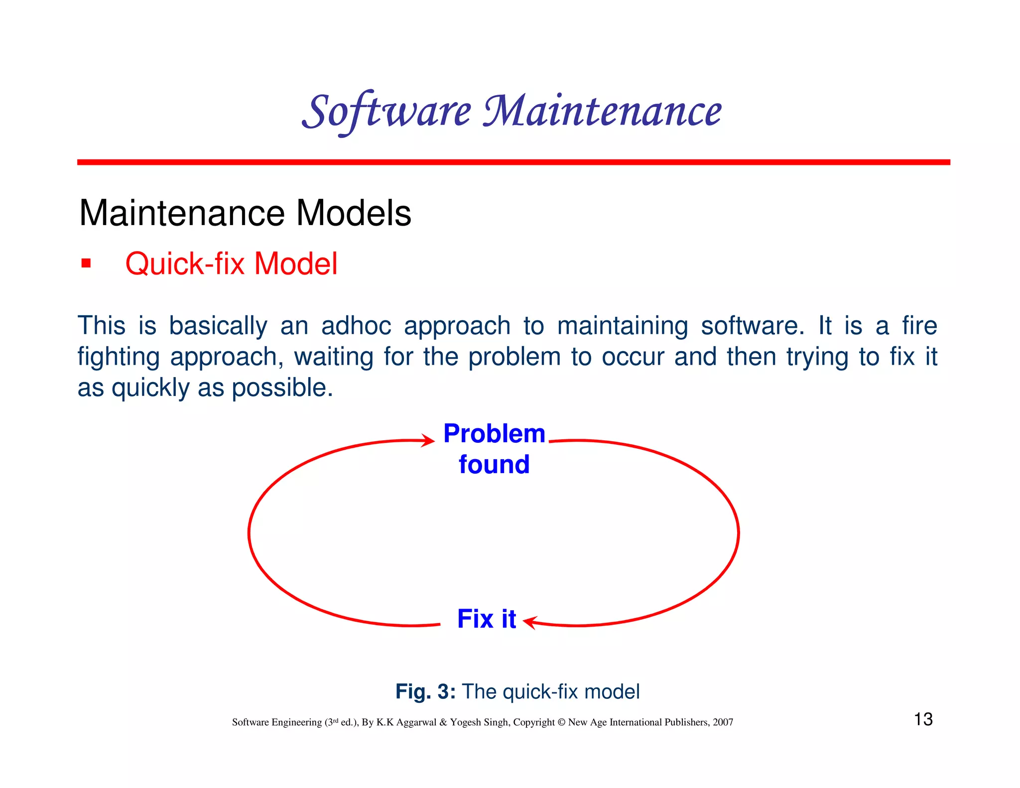 Chapter 9 software maintenance | PDF