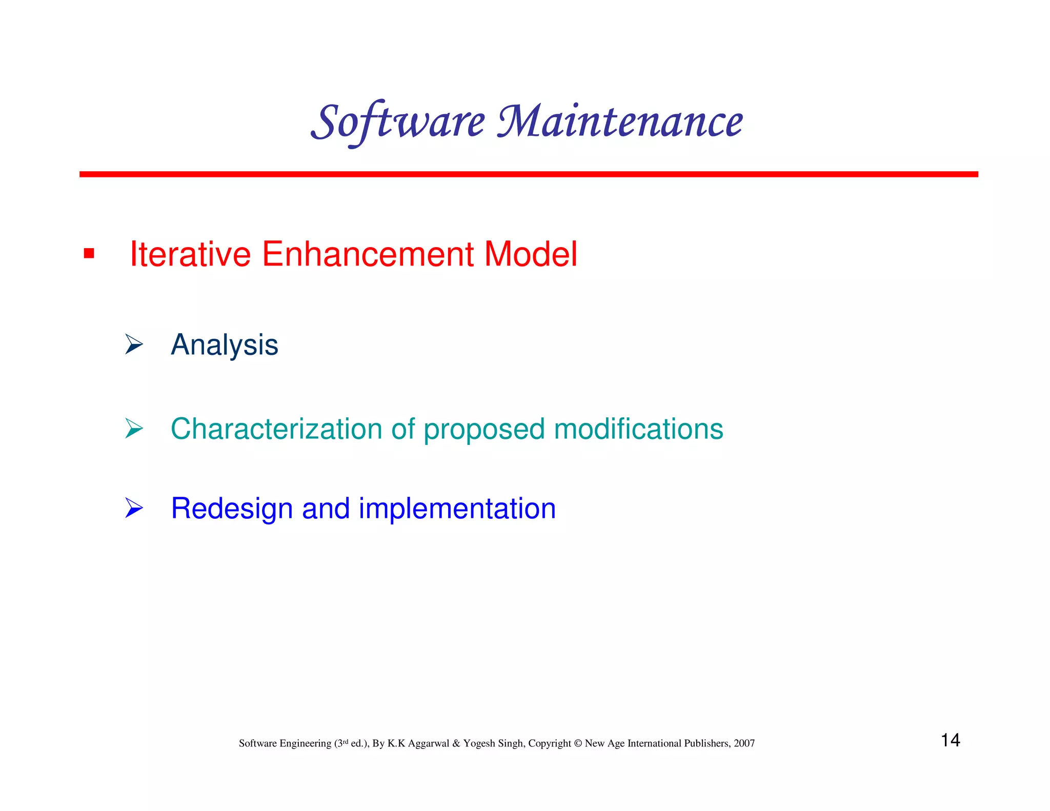 Chapter 9 software maintenance | PDF