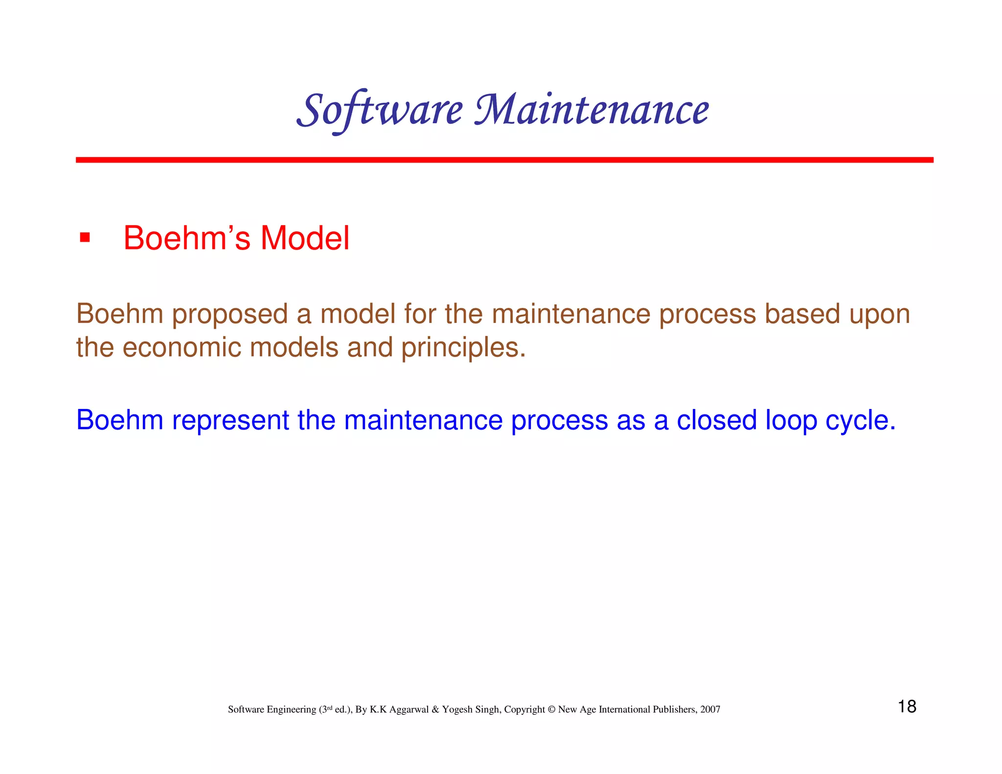 Chapter 9 software maintenance | PDF