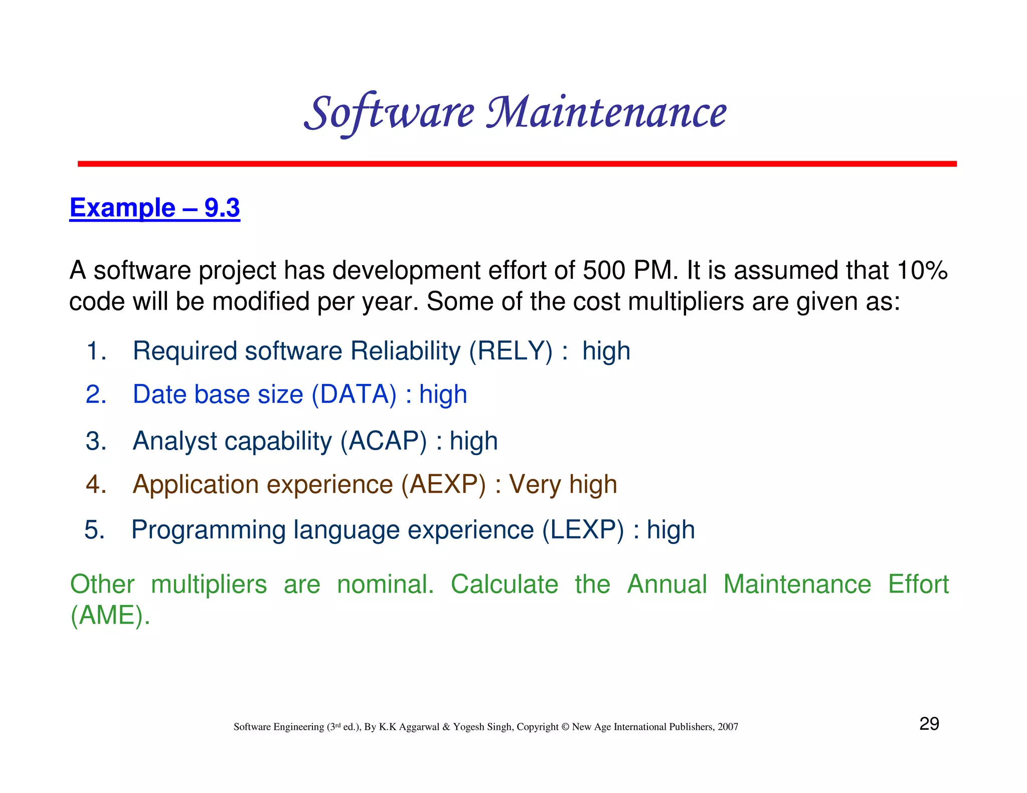 Chapter 9 software maintenance | PDF